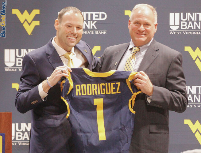 Rich Rod welcomed back to West Virginia by roaring crowd | News, Sports ...